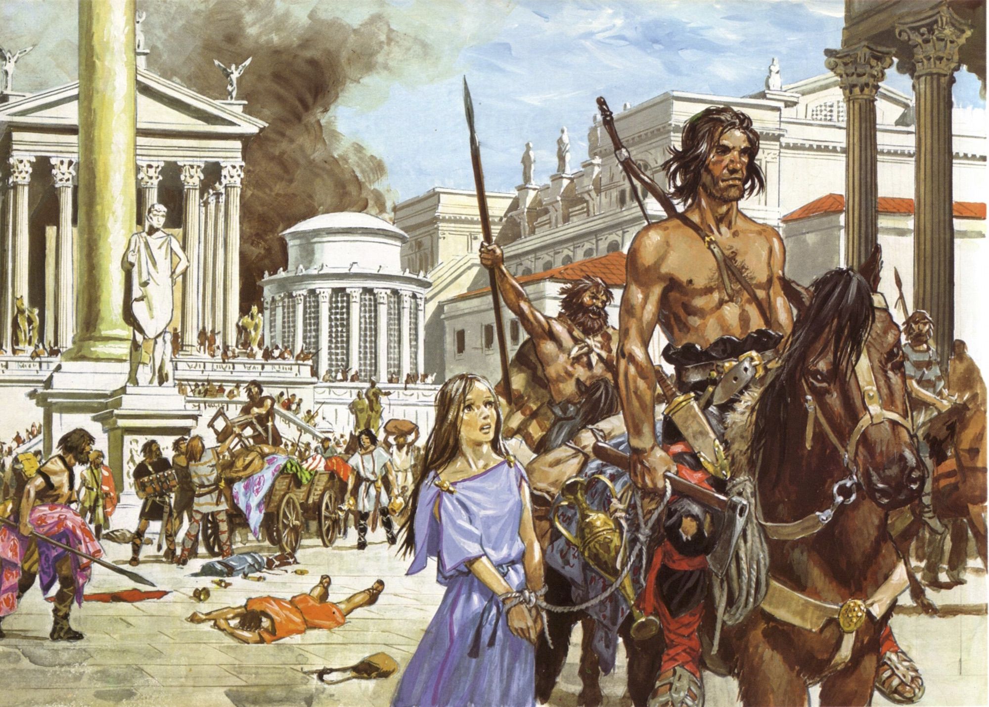 The German invasions and the break-up of the Roman Empire – Extinction ...